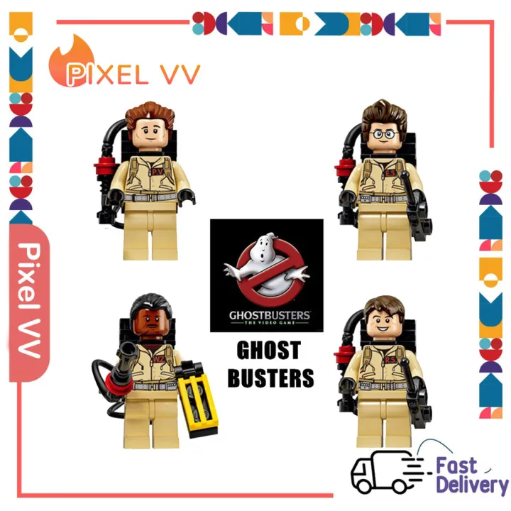 Ghostbusters Game Minifigures Block Toys Cartoon Lilo & Stitch Building ...