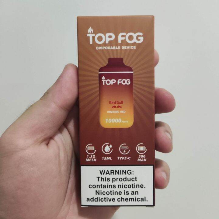 Top Fog Chillax 10000 Puffs Rechargeable Disposable Vape Pod 10k Dispo ...