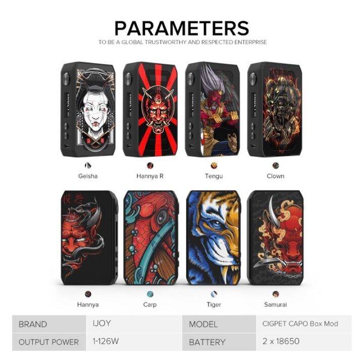 CIGPET CAPO MOD IJOY VAPE COMPLETE SET | Lazada PH