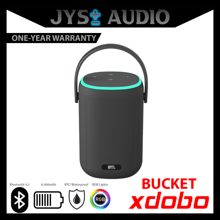 XDOBO BMTL Bucket Portable Party Bluetooth Speaker RGB LED Lights ...