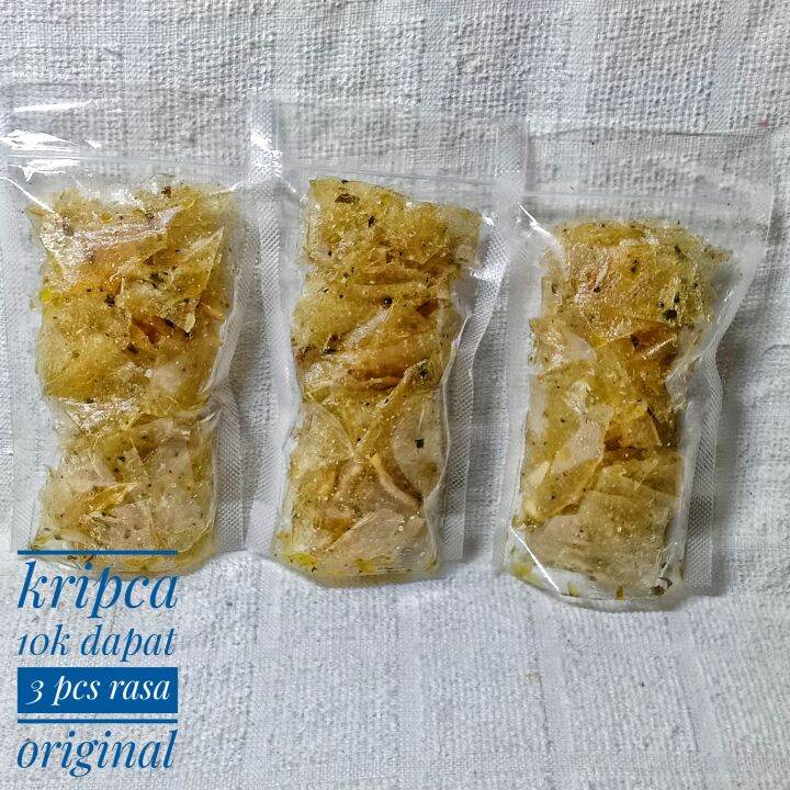kripca (kripik kaca) rasa original kemasan 40gram | Lazada Indonesia