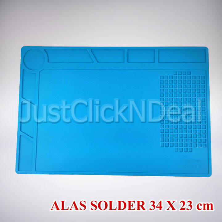 Alas Kerja Solder Silikon Tebal 34 x 23 cm Working Mat | Lazada Indonesia