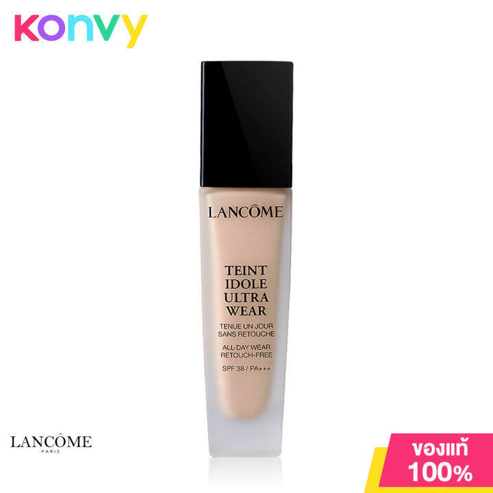Lancome Teint Idole Ultra Wear Foundation SPF38 PA+++ 30ml ลังโคม รองพื้นเนื้อสัมผัสแมท | Lazada ...