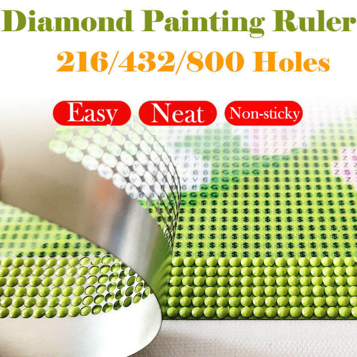 Diamond Painting Tools Mesh Ruler Dot Drill Drawing Ruler Diamond ...