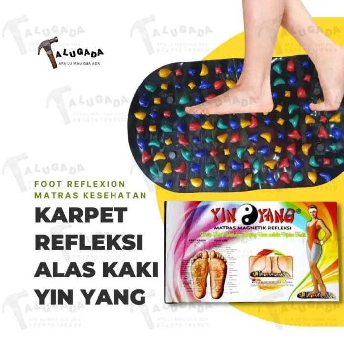 karpet Terapi Refleksi Alat Pijat Kaki Akupuntur Kesehatan(W8U5) Kesemutan Telapak Mini Magnet ...
