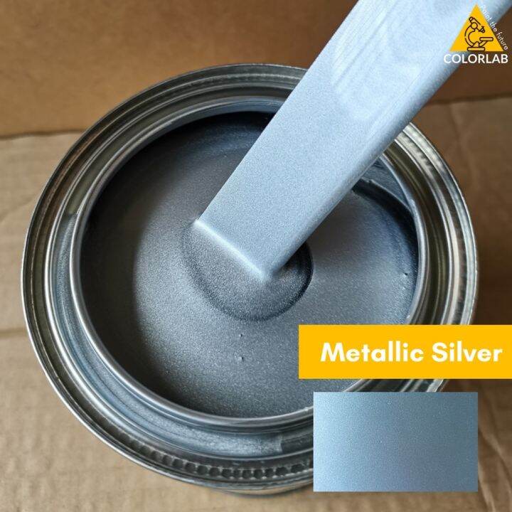 Metallic Silver 2K Car Paint / Metallic Silver Bersih Harus Cat Bancuh ...