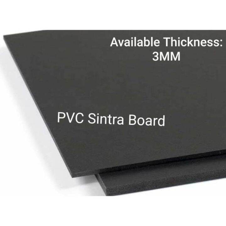 new PVC Sintra Board 3mm Black/White 246pcs. A4 size | Lazada PH