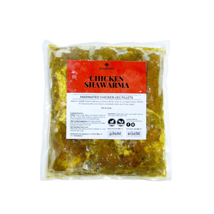 RED YELLOW Chicken Shwarma Marinated Chicken Leg Fillet Frozen (500g ...
