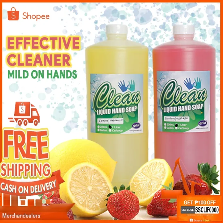 Clean Liquid Hand Soap 1 Liter | Lazada PH