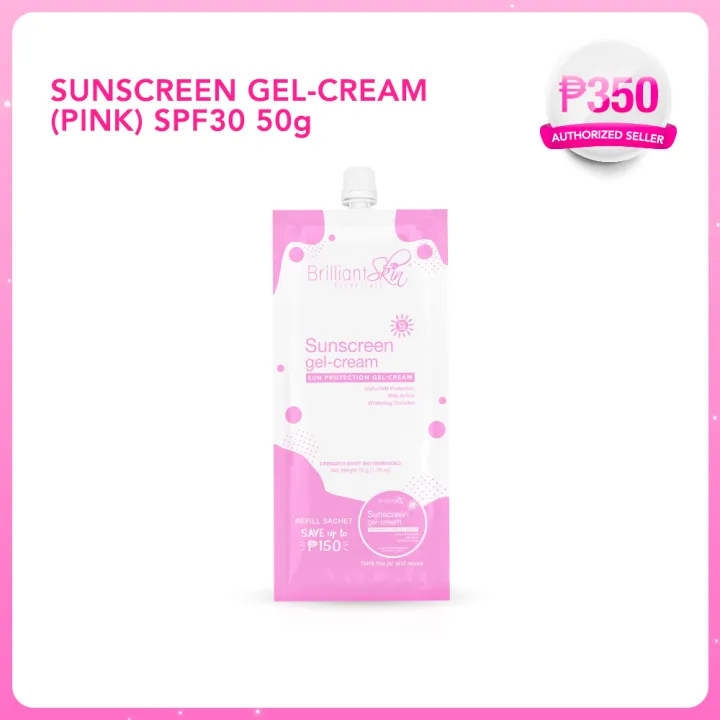Brilliant Skin Advanced Pink Sunscreen Sunblock 50g SPF30 | Lazada PH