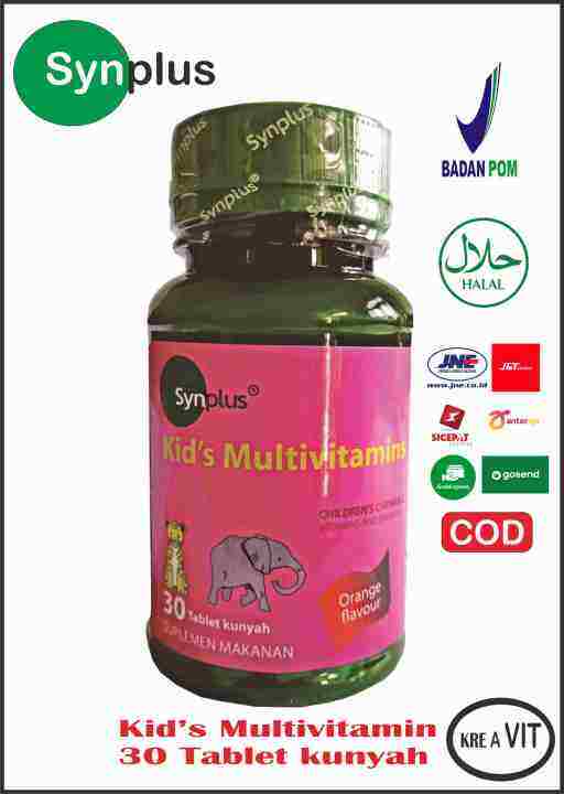 SYNPLUS KIDS MULTIVITAMIN NUTRISI LENGKAP UNTUK PERTUMBUHAN MASA ...