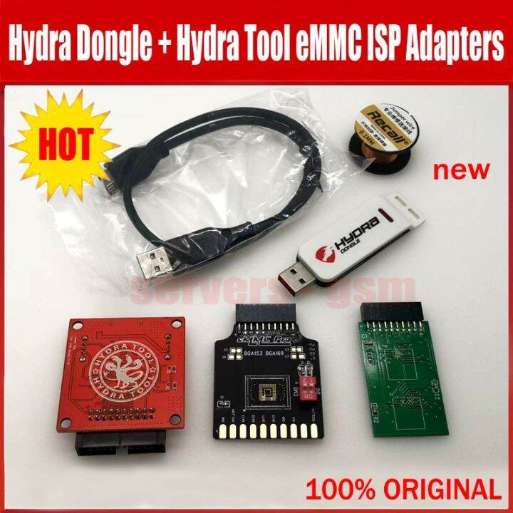 2023 Original New Hydra Dongle Tool And eMMC ISP Adapters Tool BGA153 ...