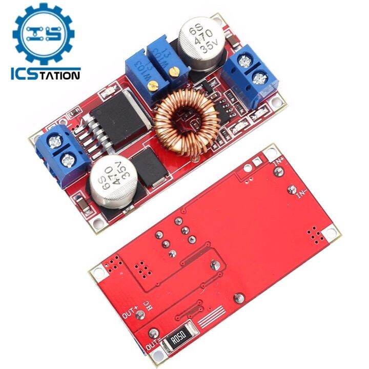 5A DC to DC CC CV Lithium Battery Step Down Charging Board LED Power Module Lithium Charger Buck ...
