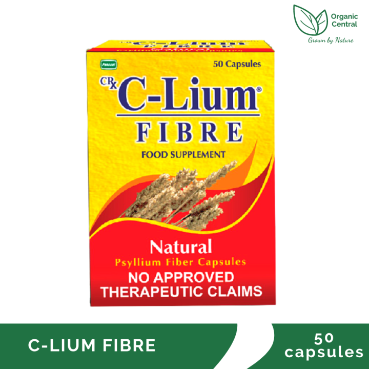 C-Lium Fibre (Psyllium Fiber) Capsules | Lazada PH