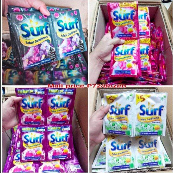 ↂ Surf Fabric Conditioner Blossom Fresh 25mlx6 Sachet | Lazada PH
