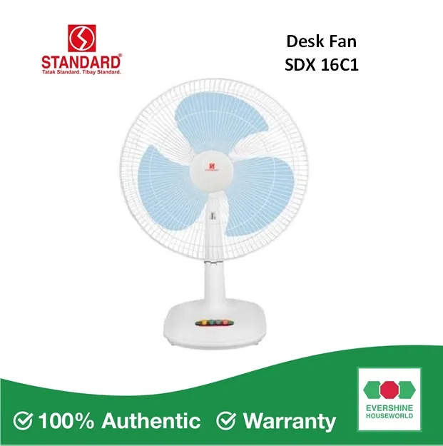STANDARD 16 INCHES DESK FAN SDX-16C1 /SDS- 16C | Lazada PH