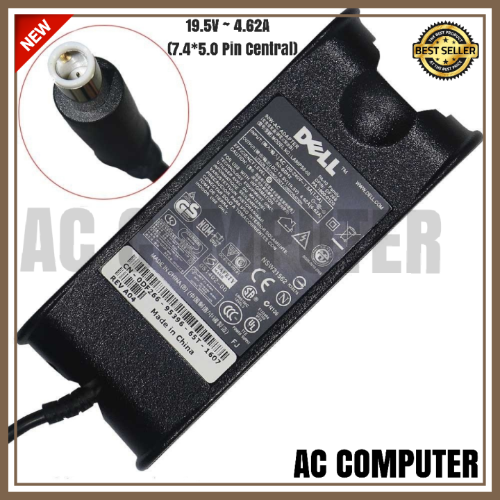 DELL ORI Adaptor Charger Laptop DELL 19.5V 3.34A / 7.4*5.0 mm with PIN Jarum inspiron 14 (3421 ...