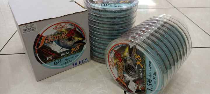 Senar Jabrik HS 100M Multicolor Relix Nusantara Pe 0,8 sampai Pe 8 ...