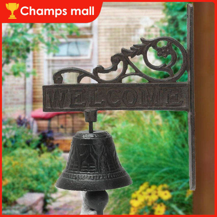 Spooky Halloween Decoration - Vintage Cast Iron Manual Dinner Bell For ...