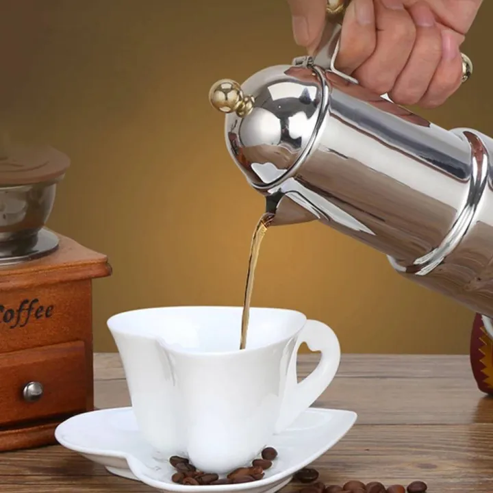 CAF อุปกรณ์ชงกาแฟ Moka pot กาต้มมกาแฟ **สินค้าพร้อมส่ง** เตรียมกาแฟ ที่ ...