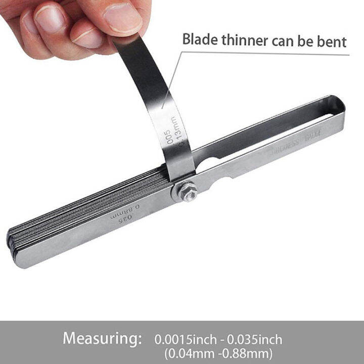 JOLI 32 Blades Metric Thickness Gage Set Tappet Valve Feeler Gauge ...