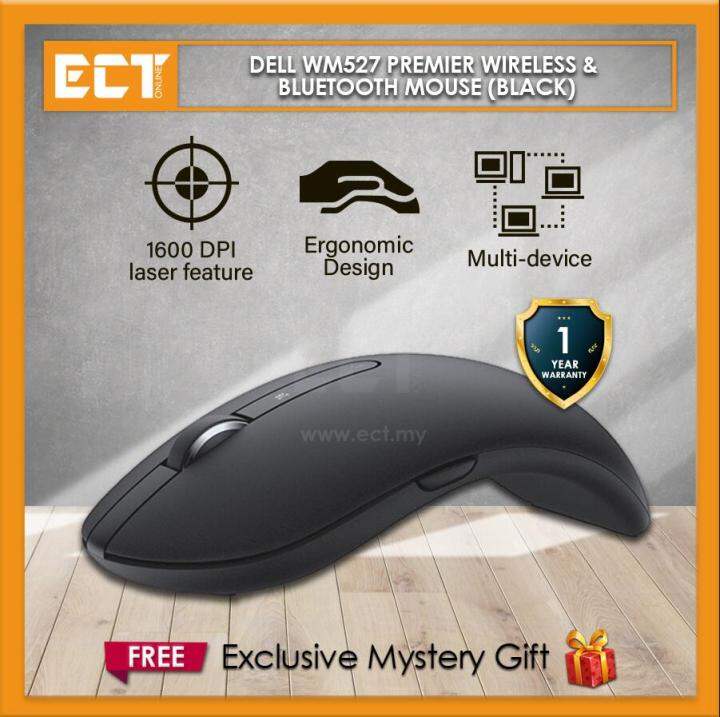 Dell WM527 Premier Wireless & Bluetooth Mouse (Black) | Lazada