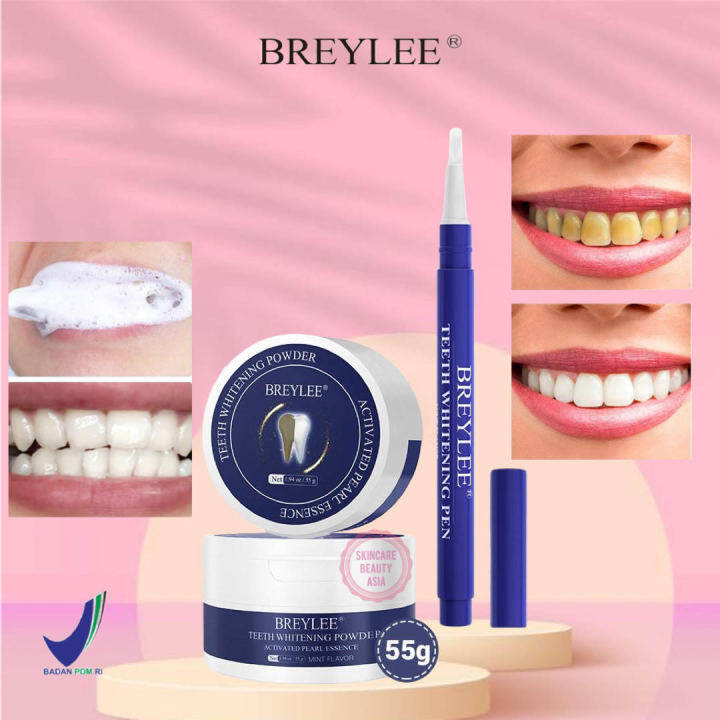 BREYLEE Teeth Whitening Pen | Powder | Lazada Indonesia