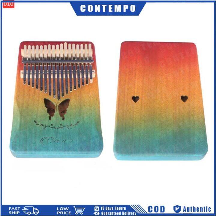 Kalimba 17 Key Thumb Piano and Tune Hammer Perfect Festival Gift for ...