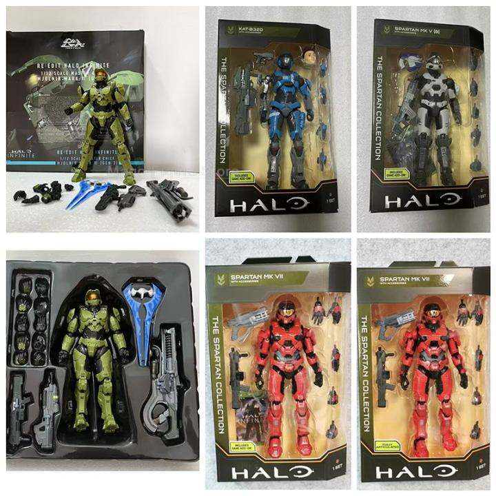 Halo Master Chief Figure Jazwares Spartan Palmer MK VII Infinite ...