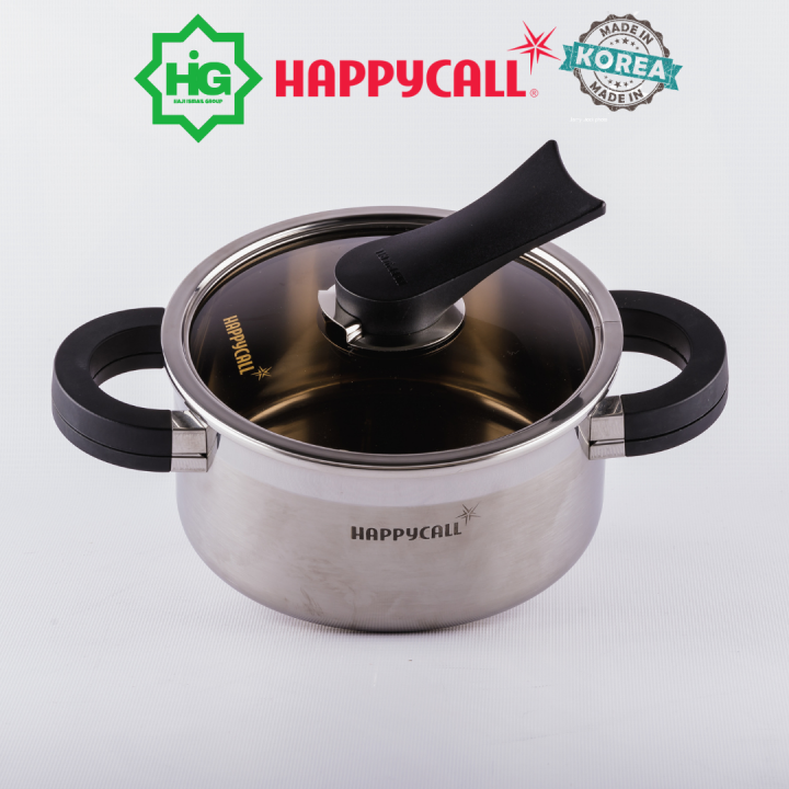 HAPPYCALL 18CM STAINLESS STEEL STOCK POT (3003-0043) | Lazada