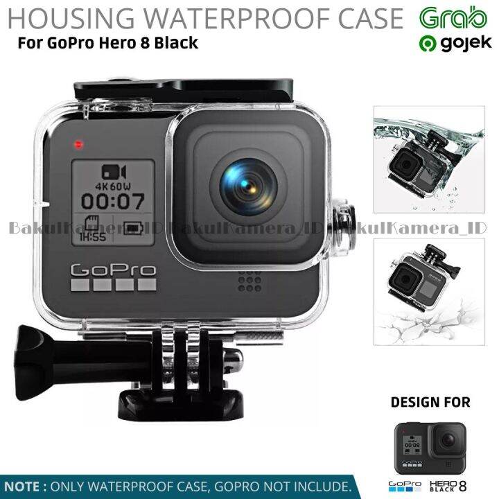 Waterproof Case GoPro Hero 8 Black Housing Undewater 60M | Lazada Indonesia