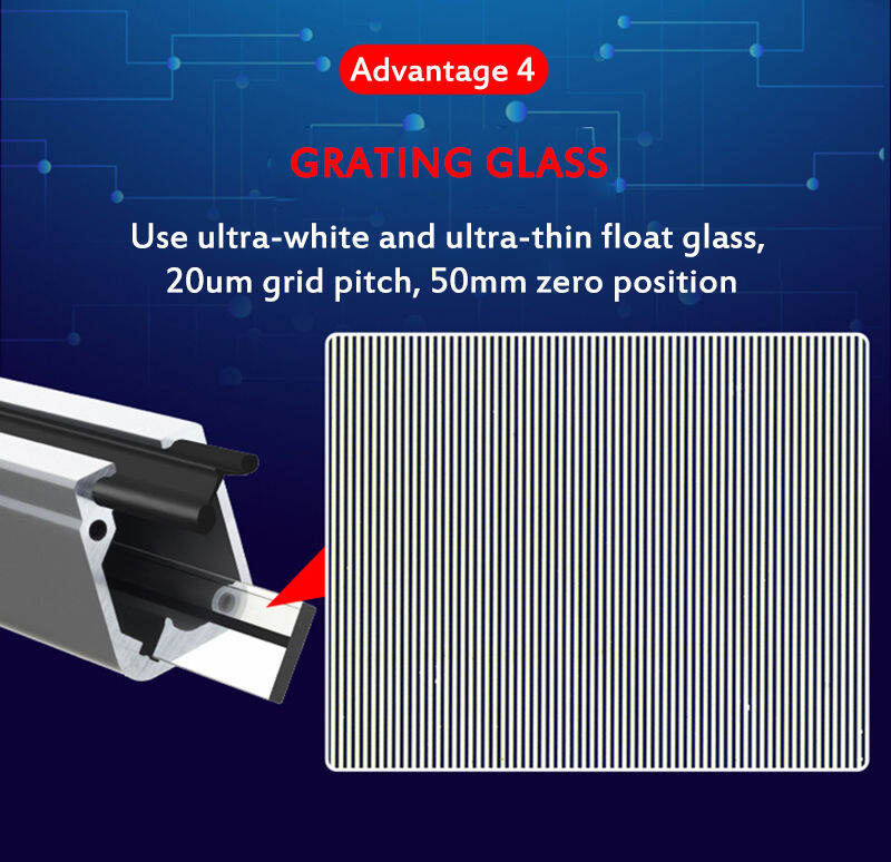 KA300 SINO Linear Scale for Lathe Mill CNC Machines Big Slim Scale For 2 3 Axis DRO 5V TTL 220 ...