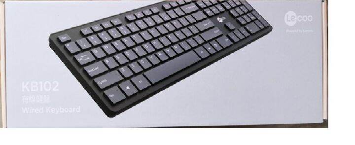 Lecoo KB102 Wired Keyboard | Lazada