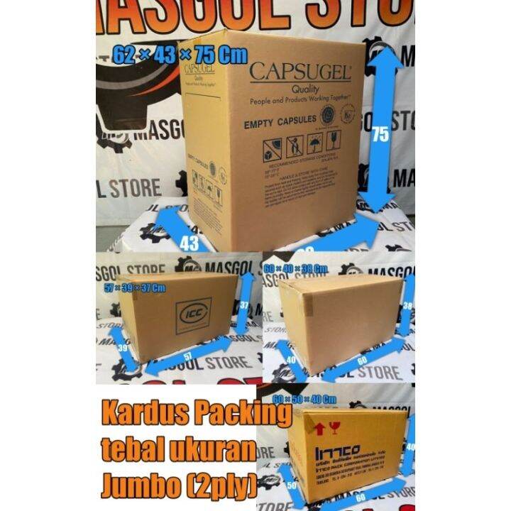 Kardus Packing Box Pindahan Super Jumbo Super Tebal 2ply Ketebalan ...