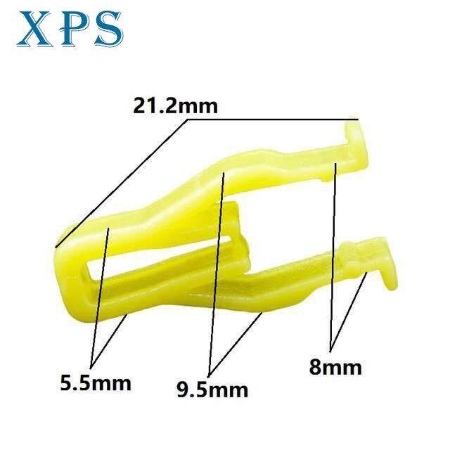 xps 100PCS Auto Instrument U-type snaps Car audio CD DVD navigation ...