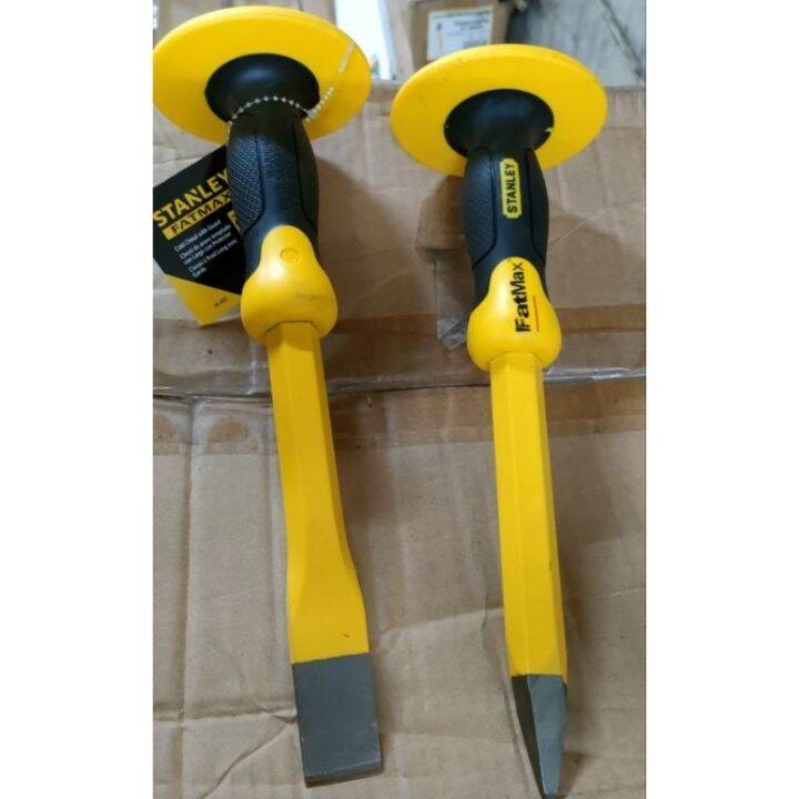 Stanley Fatmax Concrete Chisel with Handguard 16-329 Bullpoint , 16-332 ...