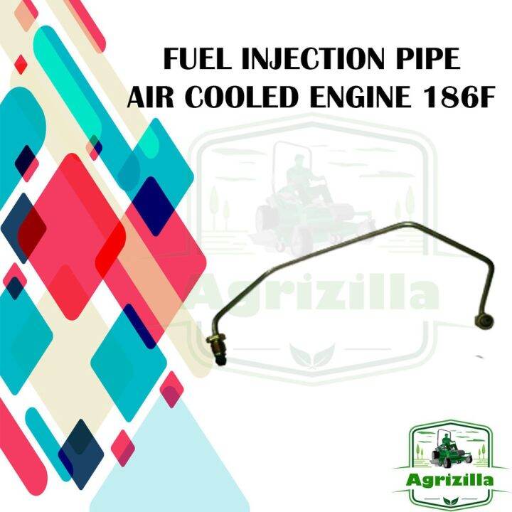 FUEL INJECTION PIPE / PRESSURE Pipe AIR COOLED ENGINE 186F Engine Model ...