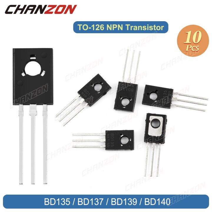 10Pcs Bd135 Bd137 Bd139 Bd140 Npn Amplifier Powerful Transistor Bipolar ...