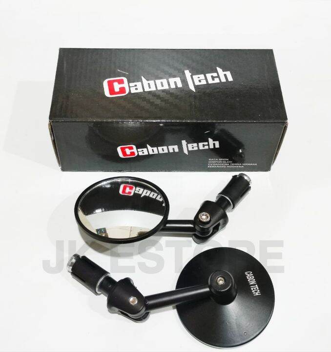 Spion Jalu Bulat Kaca Cembung / Spion Bulat Jalu Stang Universal ...