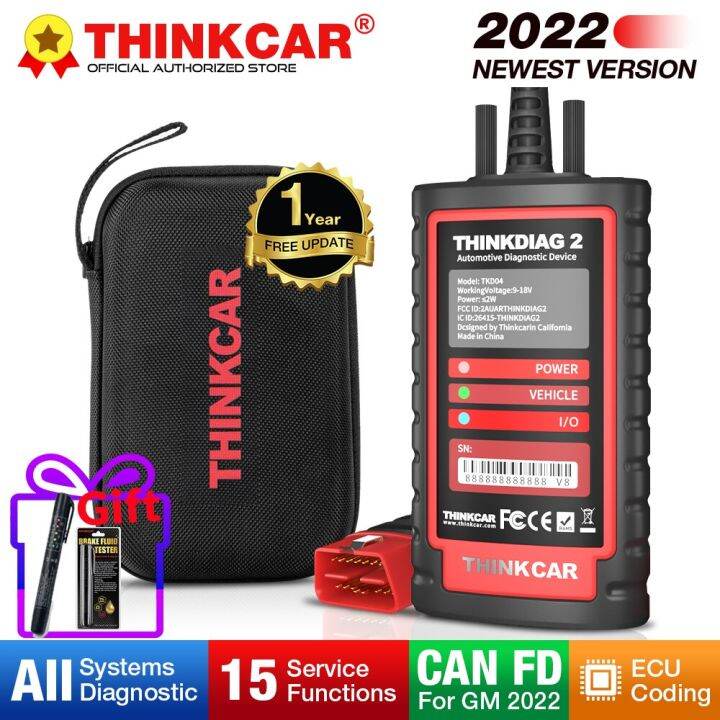 Thinkdiag 2ทุกระบบเต็มซอฟแวร์ OBD2สแกนเนอร์วินิจฉัยที่มีโปรโตคอล CAN-FD ...