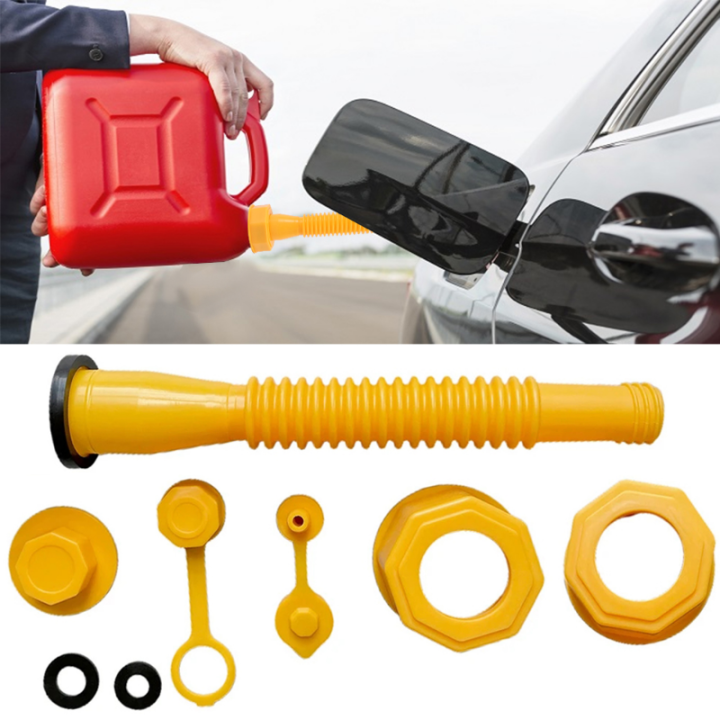 Car Funnel Plastic Nozzle Vent Kit Long Stem Funnel Refueling Petrol ...