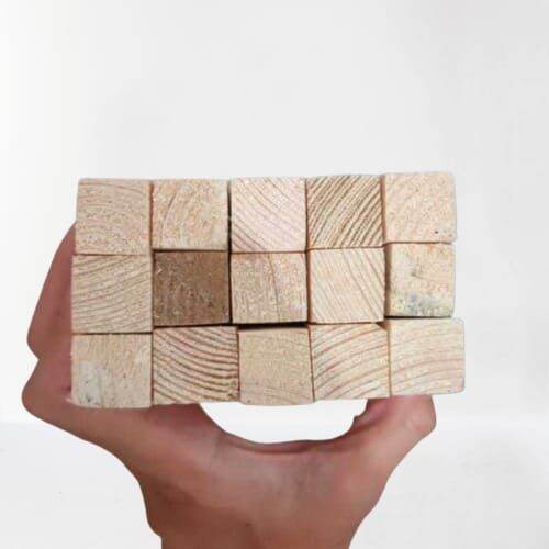 Isi 10 Pcs Reng 2x2 Cm Panjang 100 Cm List Kayu Pinus Jatibelanda Putih ...
