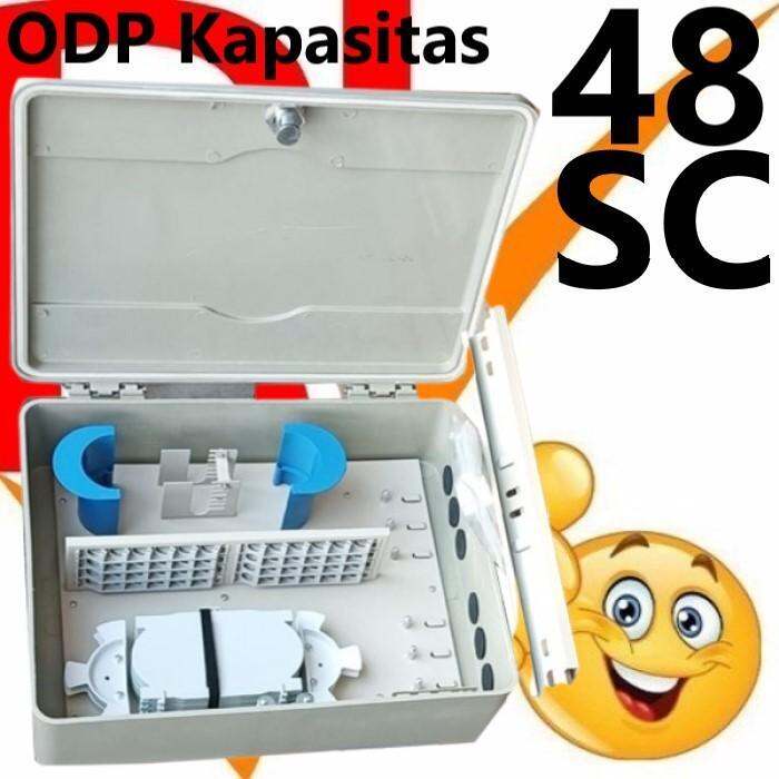 ODP/OTB FO WALL MOUNT 48 CORE SC LENGKAP JOIN/JOINT BOX/SPLICE CLOSURE - GUDANG BANGUNAN77 ...