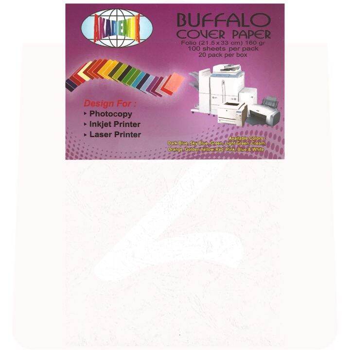 Kertas Buffalo F4 100 Lembar 160 g / Kertas Cover Paper Undangan ...