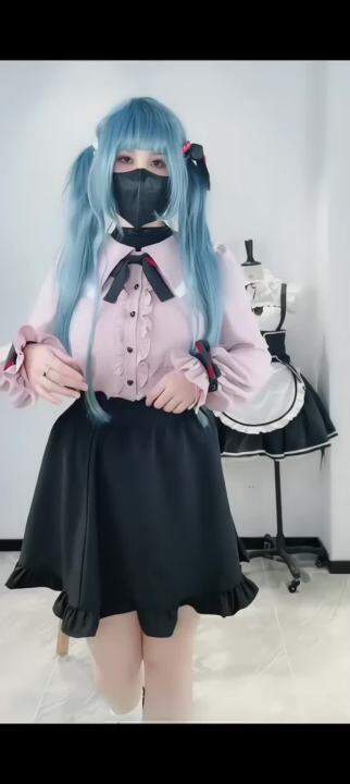 ♢Anime Girl Hatsune Miku Vampire Cosplay Costume Dress Uniform Outfit ...