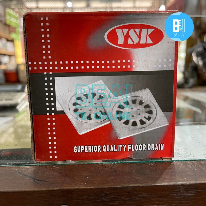 Saringan Air kamar mandi merek YSK saluran air kotak 10 cm x 10 cm MURAH | Lazada Indonesia