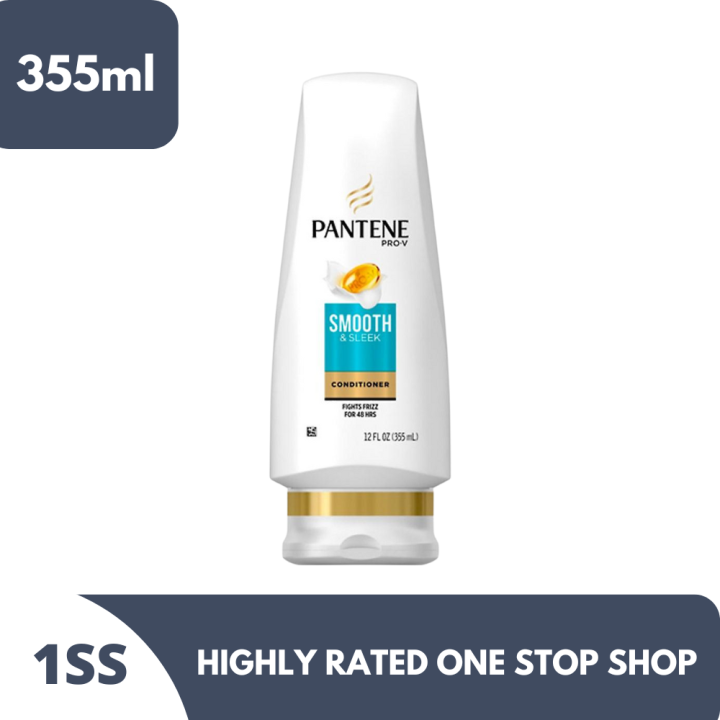 Pantene Smooth & Sleek Conditioner 355ml | Lazada PH