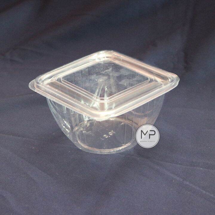 Mika Salad Plastik / Mika mangkok plastik bening -25pcs | Lazada Indonesia