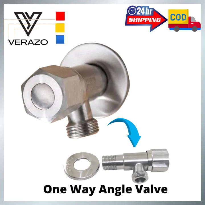 Stainless Steel Angle Valve G1/2 Thread, Triangle Valve Hot and Cold ...