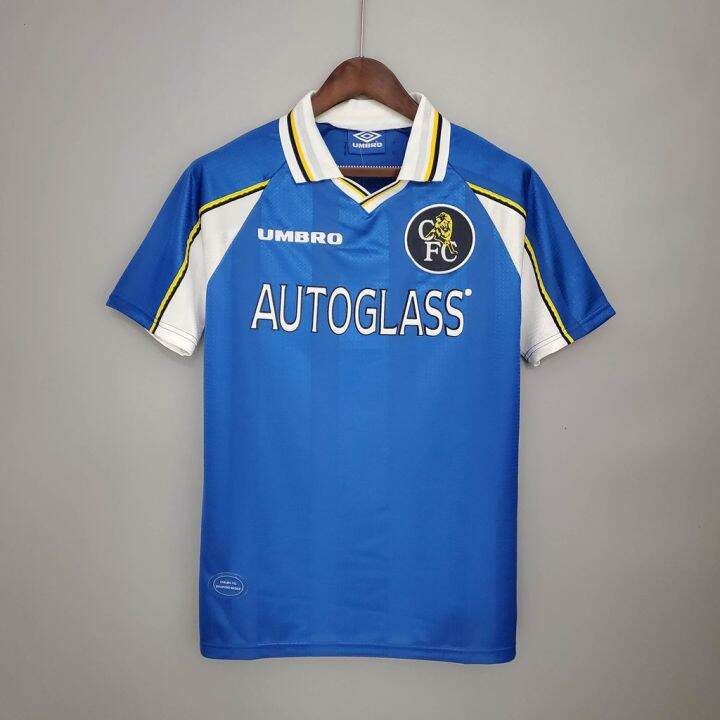 ♞♂﹉Retro 1997/1999 Chelsea Jersey Home Football Shirt Customized Name ...